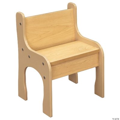 Tot Mate 10" Activity Chair, Ready-To-Assemble (Beige/Maple) - Set of 2 ...