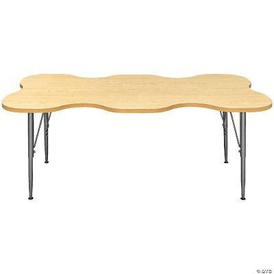 Tot Mate My Place Rectangular Table, Adjustable Height 21" to 30 ...