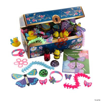 12" x 7 1/4" Bulk 108 Pc. Springtime Toys Treasure Chest Assortment ...