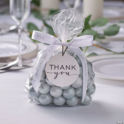 Bulk Personalized Ribbons with Cellophane Bags & Tags for 48 | Oriental ...