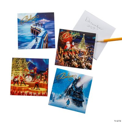 4" x 4" The Polar Express™ Believe Paper Notepads - 24 Pc. | Oriental ...