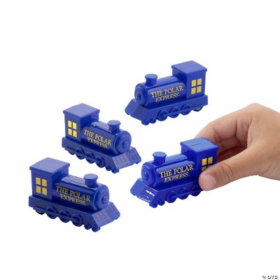 2 1/2" x 1 1/4" The Polar Express™ Train Plastic Pull-Back Toys - 12 Pc ...