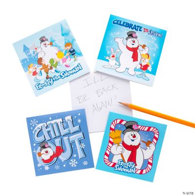 4" x 4" Frosty the Snowman™ Christmas Paper Notepads - 24 Pc ...