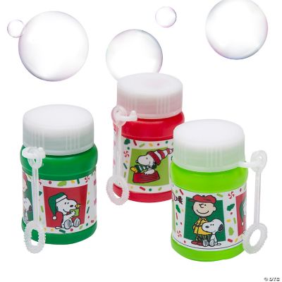 2" Mini Peanuts® Charlie Brown & Snoopy Christmas Plastic Bubble ...