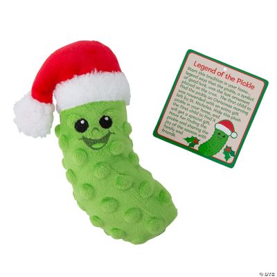 3 3/4" x 6" Legend of the Pickle Stuffed Toys with Card - 12 Pc ...