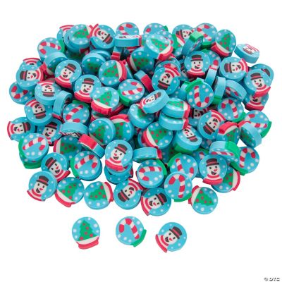 3/4" Bulk 144 Pc. Mini Christmas Snowman, Candy Cane & Tree Snow Globe ...