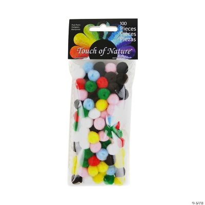 Bulk 100 Pc. Touch of Nature® Itty Bitty Multicolor Pom-Poms | Oriental ...