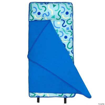 Confetti Blue Microfiber Toddler Nap Mat