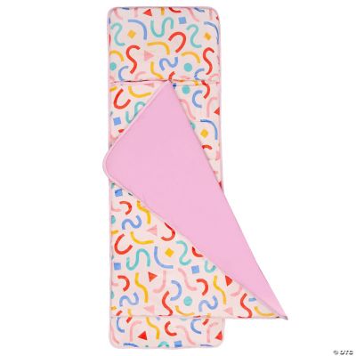 Confetti Peach Plush Nap mat