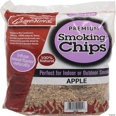 Camerons Smoking Chips (Apple) ~ 2 Pound Bag, 260 cu. in. - Barbecue ...
