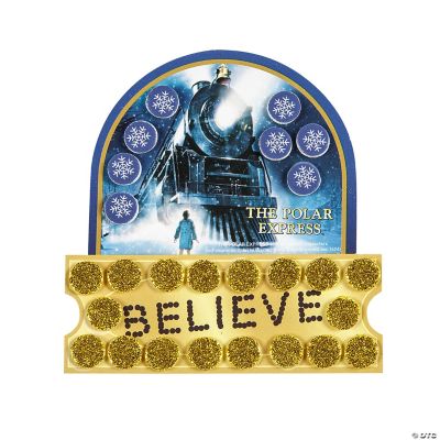4" x 4" The Polar Express™ Ticket Mosaic Magnet Craft Kit - Makes 12 ...