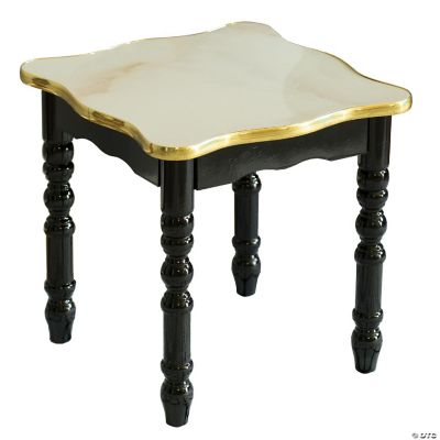 Fabulaxe Square Wooden Side Table, Living Room Accent End Table, Gold ...