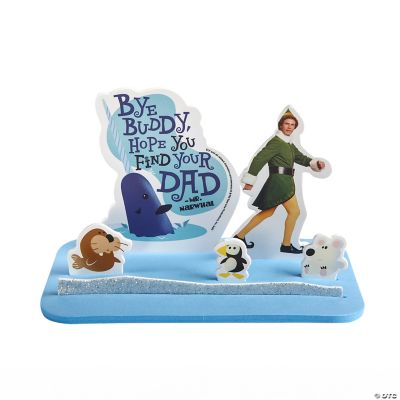 6 1/2" x 3 3/4" 3D Buddy the Elf™ Mr. Narwhal Foam Floating Craft Kit ...
