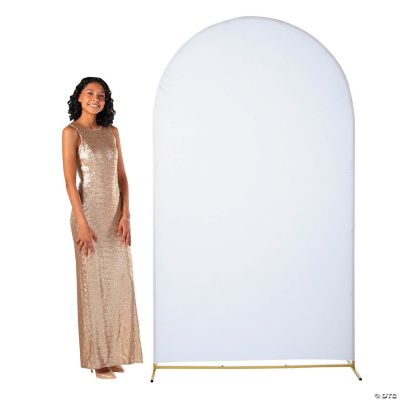 7 ft. Rounded Goldtone Arch with Fabric Cover Kit - 2 Pc. | Oriental ...