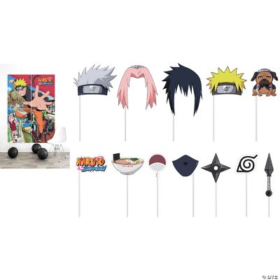 27 1/2" x 40" Naruto™ Photo Backdrop with Photo Props - 16 Pc ...