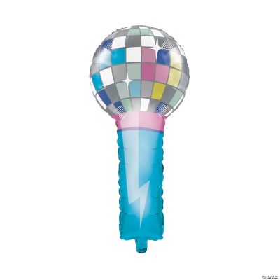 Birthday Beats Disco Microphone 32 1/2" Mylar Balloon | Oriental Trading