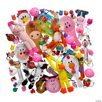 Mega Bulk 252 Pc. Classic Farm Animal Toy & Activity Assortment Kit ...