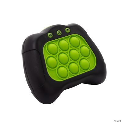 5" x 3 1/2" Fast Pop! 4-Mode Black & Green Push Electronic Game with ...