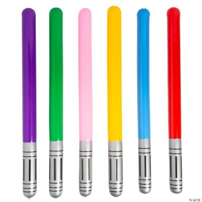 35" Inflatable Space Laser Sword Vinyl Toys - 12 Pc. | Oriental Trading