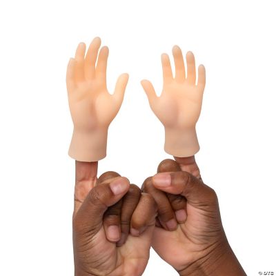 3" Vinyl Tiny Left & Right Hands Finger Puppet Toys - 12 Pc. | Oriental ...