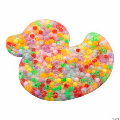 2 1/4" x 2 3/4" Duck-Shaped Fidget Toy Rubber Picking Pads - 6 Pc ...