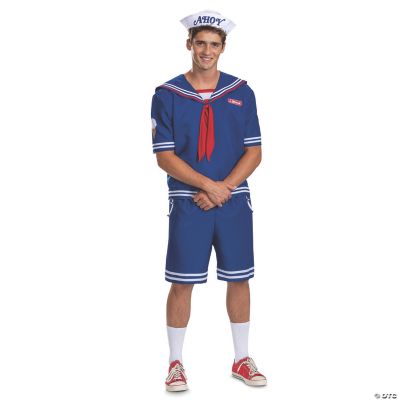 Adults Deluxe Stranger Things™ Steve Scoops Ahoy Costume | Oriental Trading