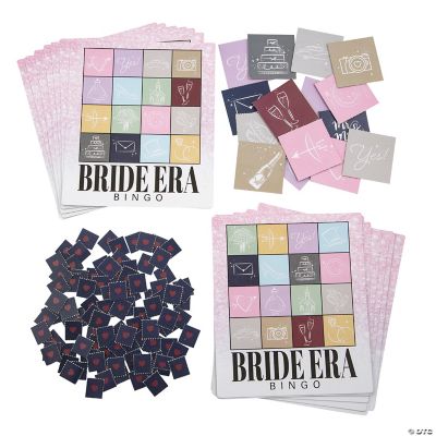 22 Pc. Bride Era Cardstock Bingo Game for 16 Players | Oriental Trading