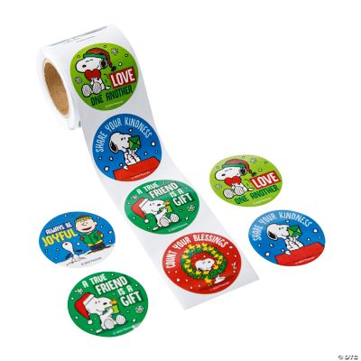1 1/2" Peanuts® Charlie Brown & Snoopy Christmas Inspirational Paper ...