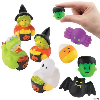 Bulk 96 Pc. Halloween Mochi Squishies & Rubber Ducks Kit