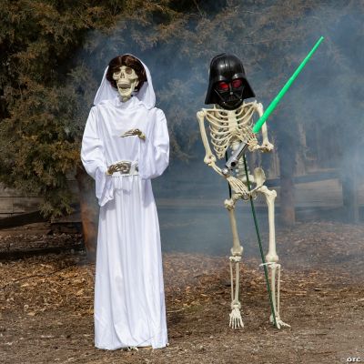 Galactic Space Opera Posable Skeletons Halloween Decorating Kit - 5 Pc.
