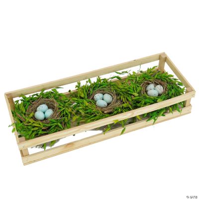 National Tree Company 17" Eggs Nest Centerpiece | Oriental Trading