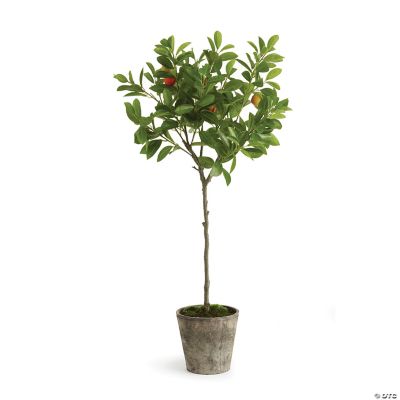 National Tree Company 41" Orange Potted Topiary | Oriental Trading