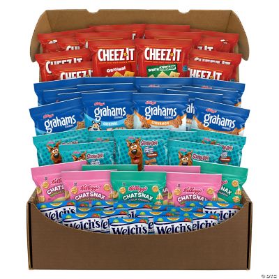 Schoolyard Snack Time Snack Box, 60 Count | Oriental Trading