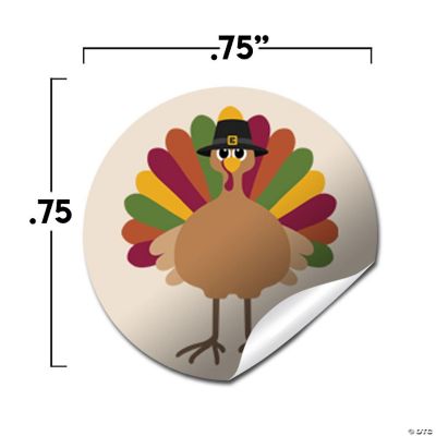 AmandaCreation Gobble Til You Wobble Kiss Stickers 324pc. | Oriental ...