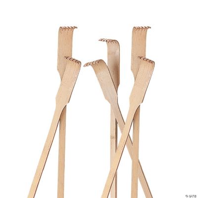 18" Classic Long-Handled Wood Back Scratchers – 6 Pc. | Oriental Trading