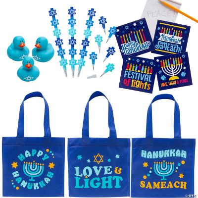 120 Pc. Hanukkah Stationery & Prizes Handout Kit for 24 | Oriental Trading