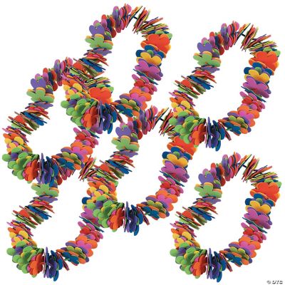 Fabulous Foam Flower Leis Craft Kit - Makes 6