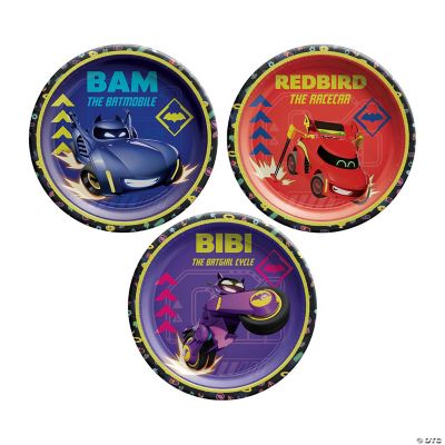 7" Batwheels™ Party Disposable Paper Round Dessert Plates - 8 Ct ...