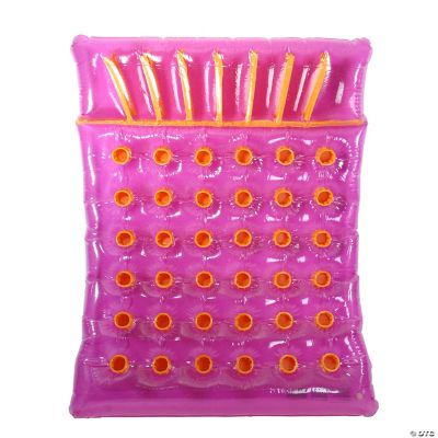 Inflatable Purple Water Sports Double Swimming Pool Mat Float 78-Inch ...