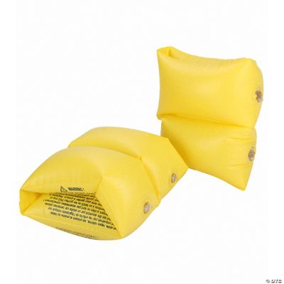 Set of 2 Inflatable Yellow Swimming Pool Arm Floats For Kids | Oriental ...
