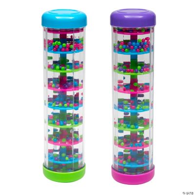 8" Neon Plastic Beads Rainfall Tube Fidget Toy | Oriental Trading
