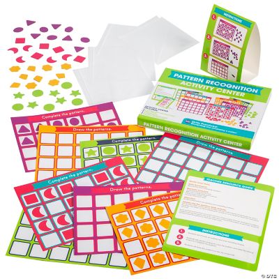 Pattern Recognition Educational Activity Classroom Center Kit – 17 Pc ...