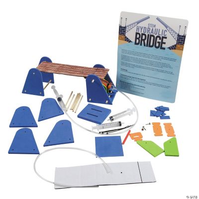 STEM Hydraulic Bridge Craft Kit Educational Activities – Makes 12 ...