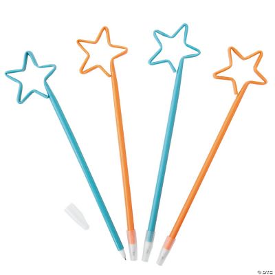 8 1/4" Appreciation Star-Shaped You’re a Star Stick Pens - 12 Pc ...