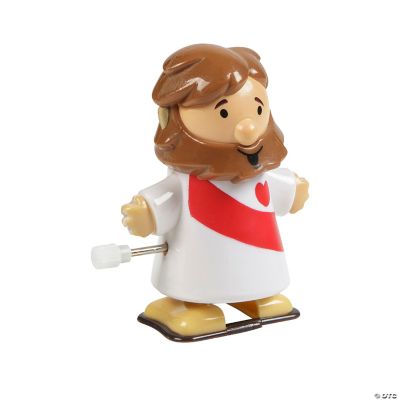 2" x 2 3/4" Religious Walking Jesus Plastic Wind-Up Toys - 12 Pc ...