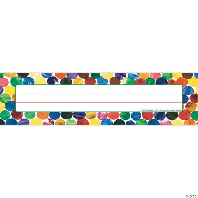 Eric Carle Dots Name Plates