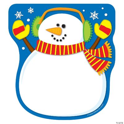 Carson Dellosa Snowman Notepad—Colorful Writing Pad for To-Do Lists ...