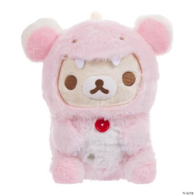 Korilakkuma San-X Original Plays with Dino Series Plush - Pastel Pink