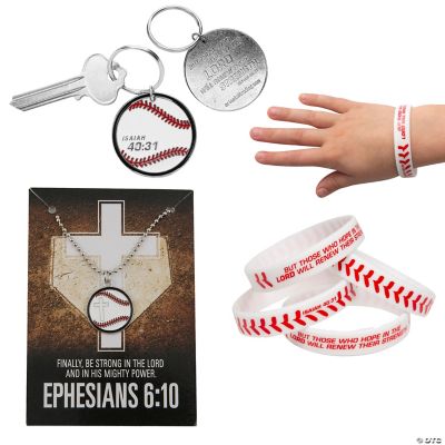 Religious Baseball Handout & Novelty Assortment Kit - 36 Pc.