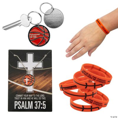 Religious Basketball Handout & Novelty Assortment Kit - 36 Pc ...